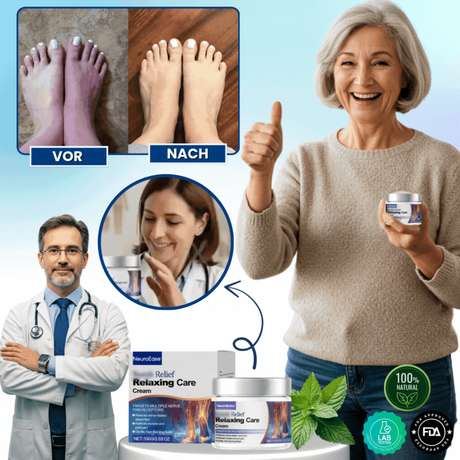 NeuroEase™ | Neuropathie Nerven Linderungscreme – Karl & Lina